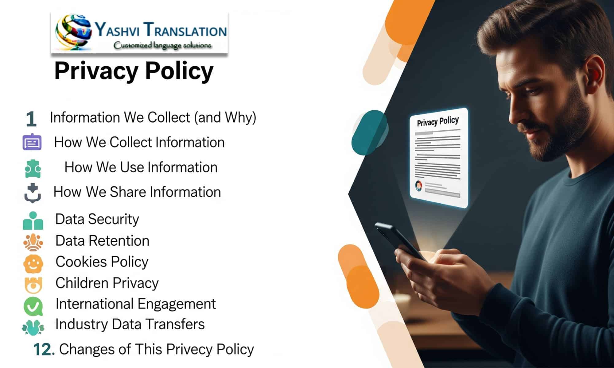Yashvi Translation Privacy Policy – Your Data, Our Responsibility